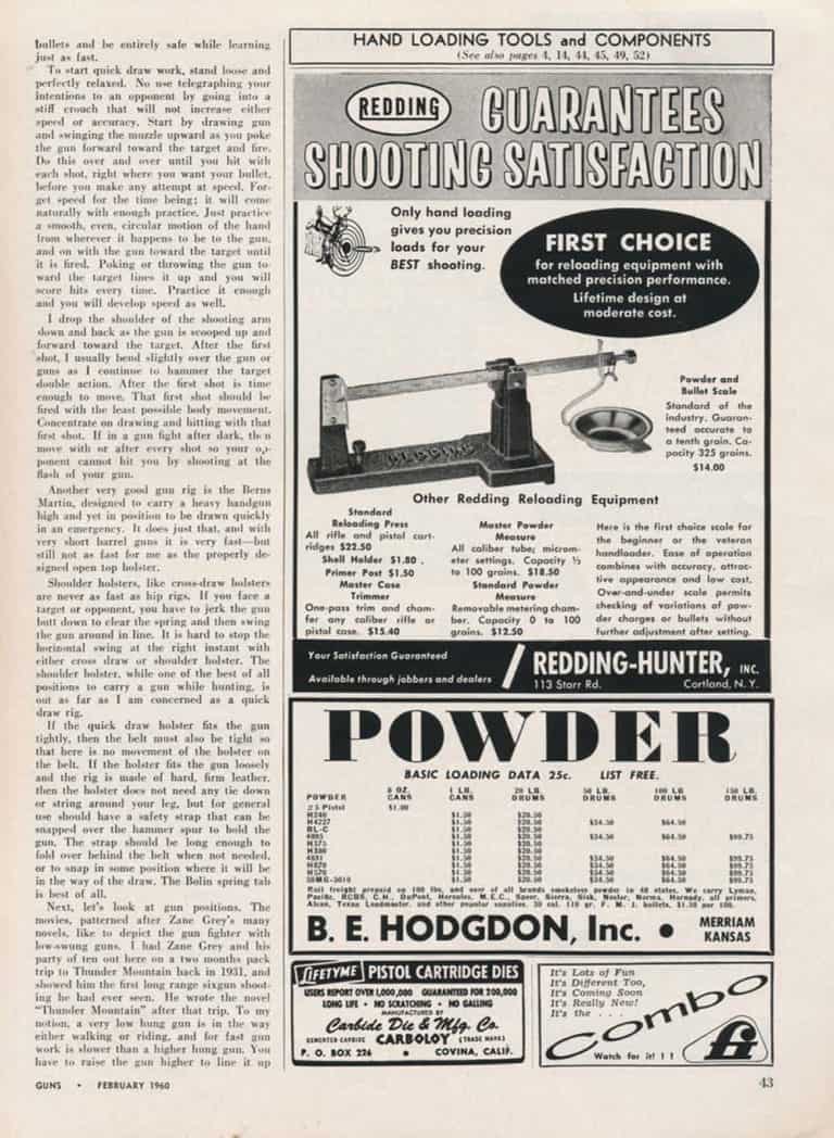 GUNS Magazine The Combat Quick Draw - GUNS Magazine