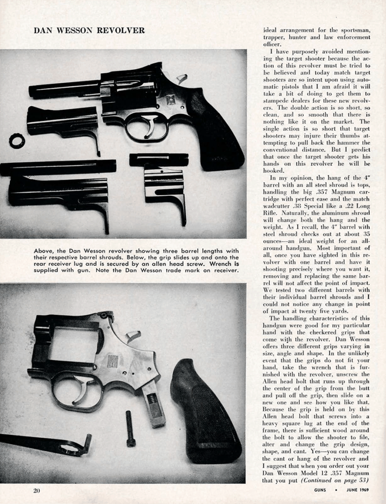 GUNS Magazine Dan Wesson Model W12 Revolver - GUNS Magazine